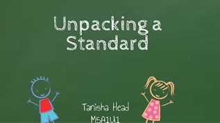 Unpacking a Standard at emaze Presentation