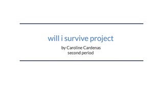 how will i survive at emaze Presentation