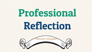 Professional Reflection at emaze Presentation