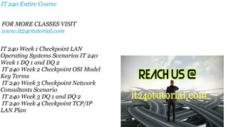 IT 240 Entire Course at emaze Presentation