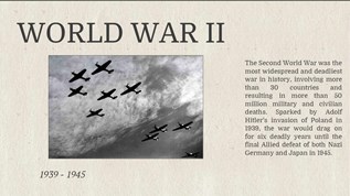 WOrld War iiThe at emaze Presentation