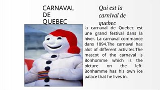 La Carnaval de Quebec at emaze Presentation
